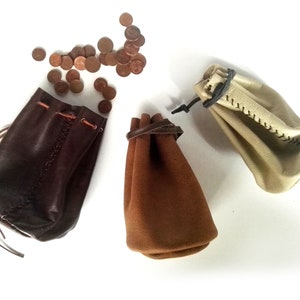 Leather Pouch, Custom Designs - Click for Details! LARP, RPG, Dice Bag ...