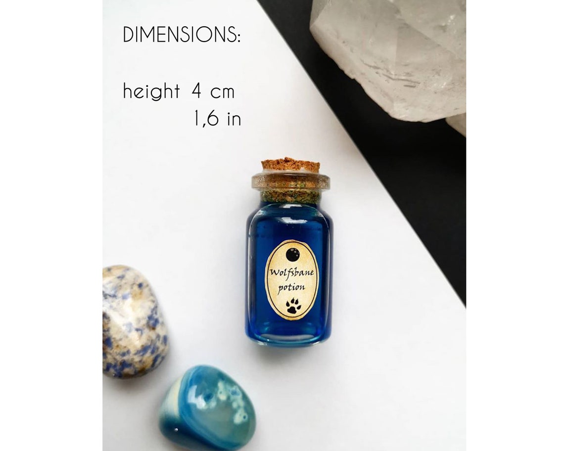 Dragon Blood Wolfsbane Potion Moon Water Potion Set Wicca - Etsy
