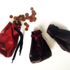 Leather Pouch, Custom Designs - Click for Details! LARP, RPG, Dice Bag ...