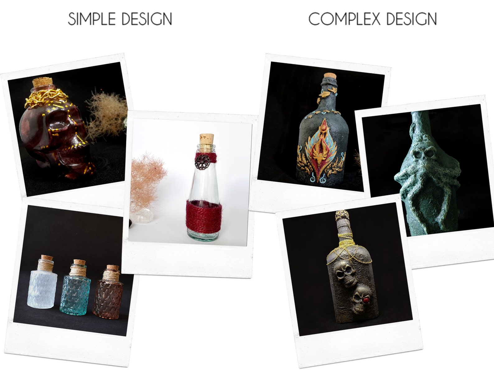 Personalized Custom Design Bottles Explore Now Fantasy - Etsy