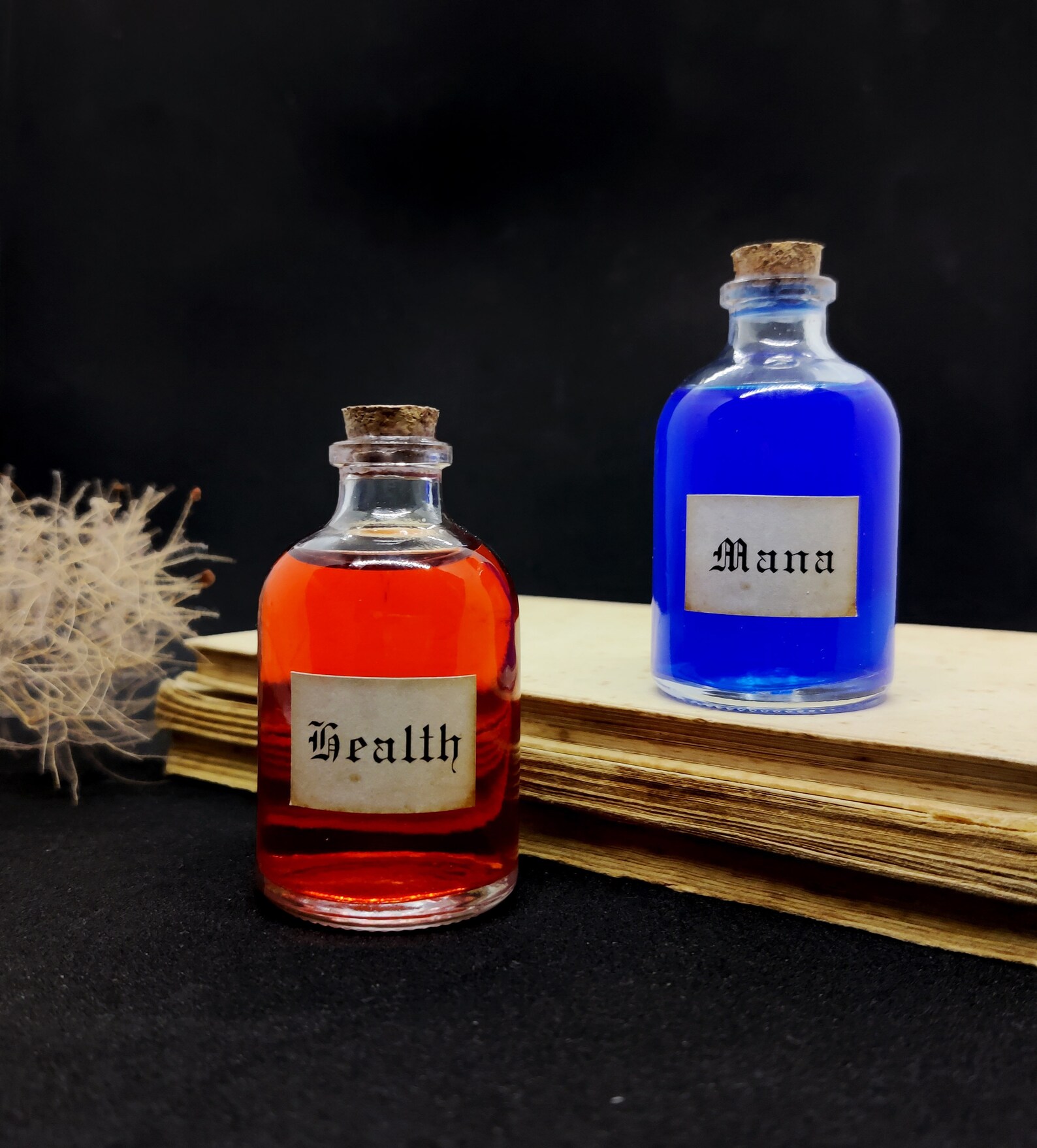 Health and Mana Potion Set; RPG, LARP, Geeky Collectables, Dungeons and ...