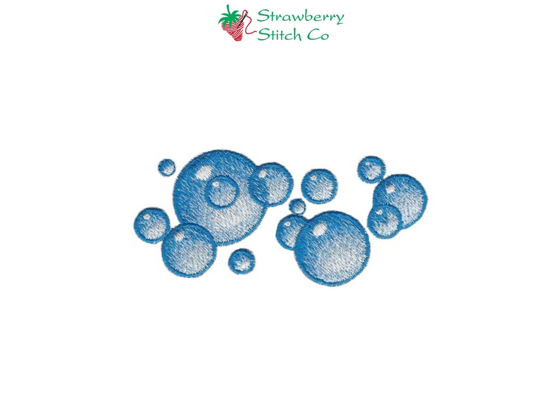 Bubbles Machine Embroidery Design Instant Download - Etsy