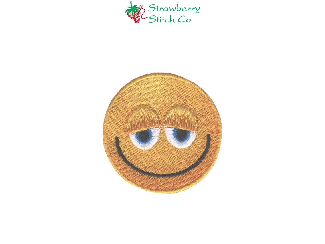 Sleepy Emoticon, Tired Emoji, Machine Embroidery, Yellow Text Icons ...