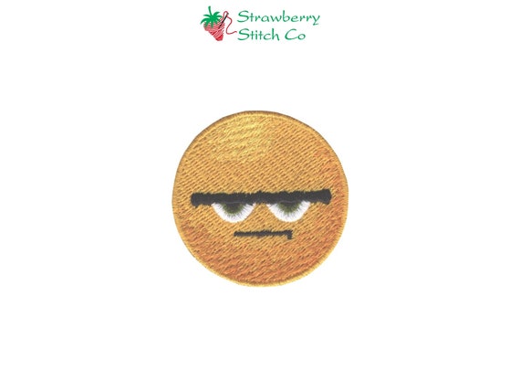 Grouchy Emoticon Stern Emoji Text Icons Yellow Smiley Face - Etsy France