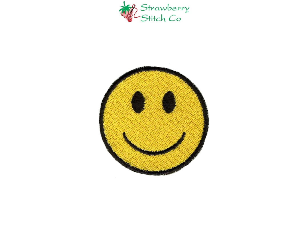 Smiley Face, Emoticon, Emoji Design, Machine Embroidery, Digitized ...