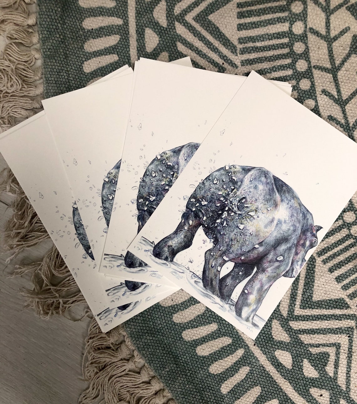 Pooping Hippo Funny Toilet Art Decoration | Animal Poster | Print - Etsy