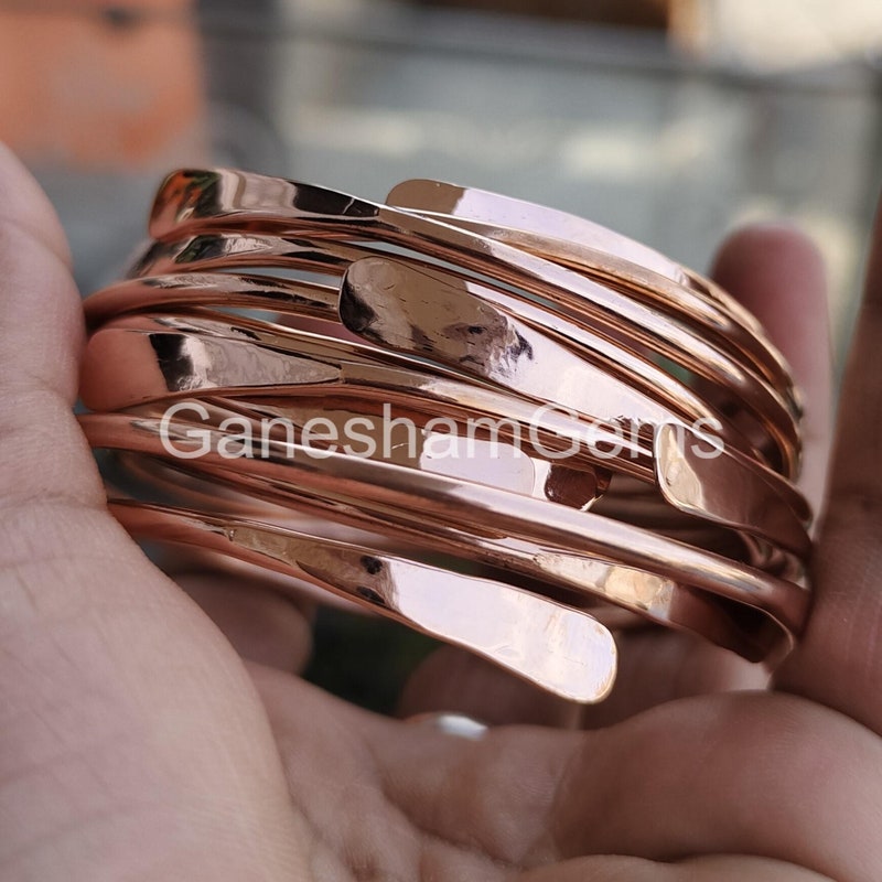 Copper Bangles - Etsy