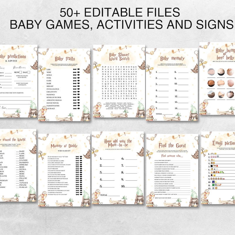 Wizard Baby Shower - Etsy