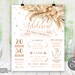 Editable Boho Milestone Poster Printable, Pampas Grass First Birthday ...