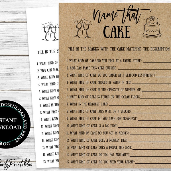 Guess the Cake - Etsy