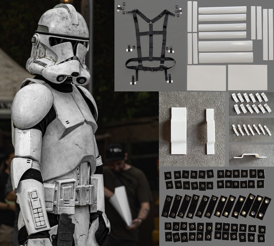 Clone Trooper Armor Movie Realistic With Harness & Build Kit - Etsy
