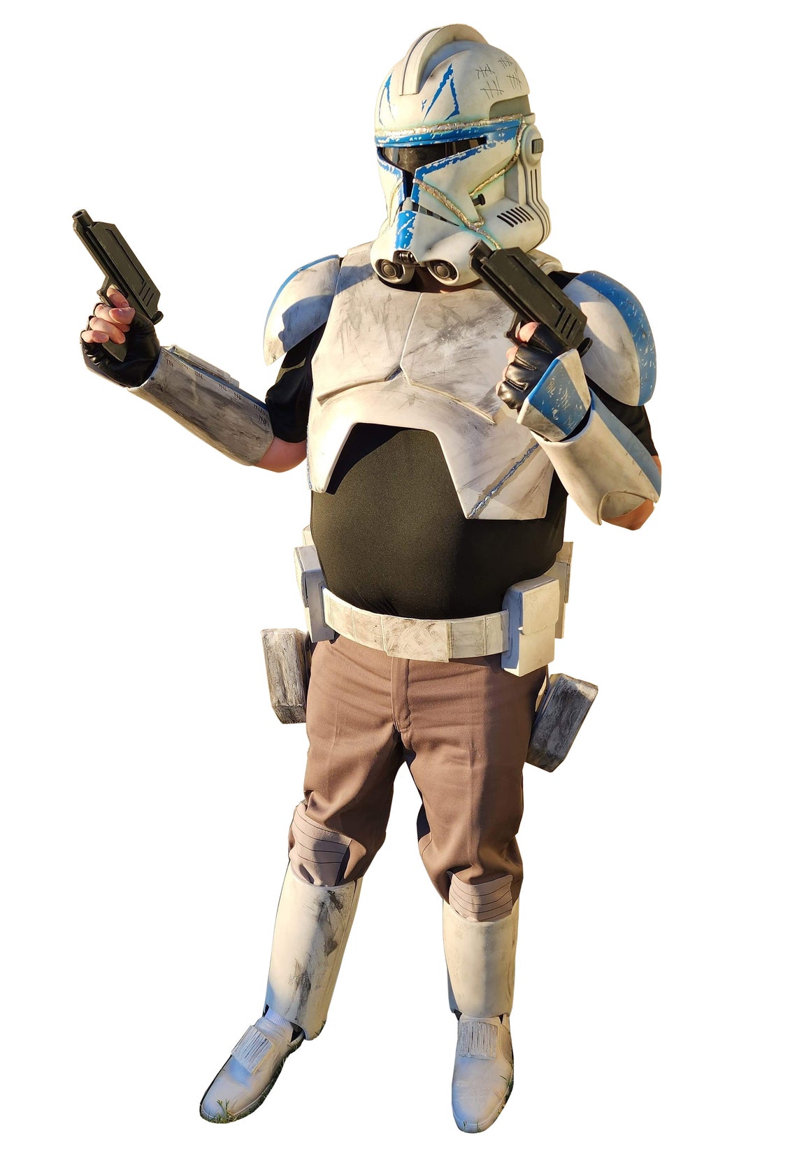 Armadura de soldado clon Viejo Capitán Rex - Etsy España