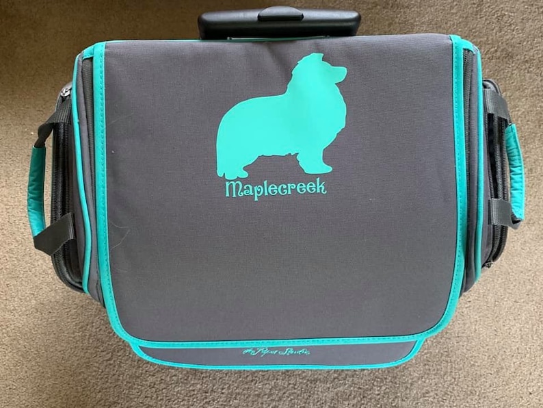 Shetland Sheepdog Sheltie Glitter or Holo Decal 4 Designs Custom Dog ...