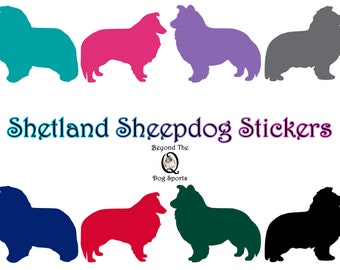 Sheltie Vinyl Sticker Rough Collie I Shetland Sheepdog - Etsy