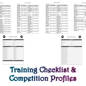 AKC Rally Title Tracking & Training Log Dog Training Obedience - Etsy