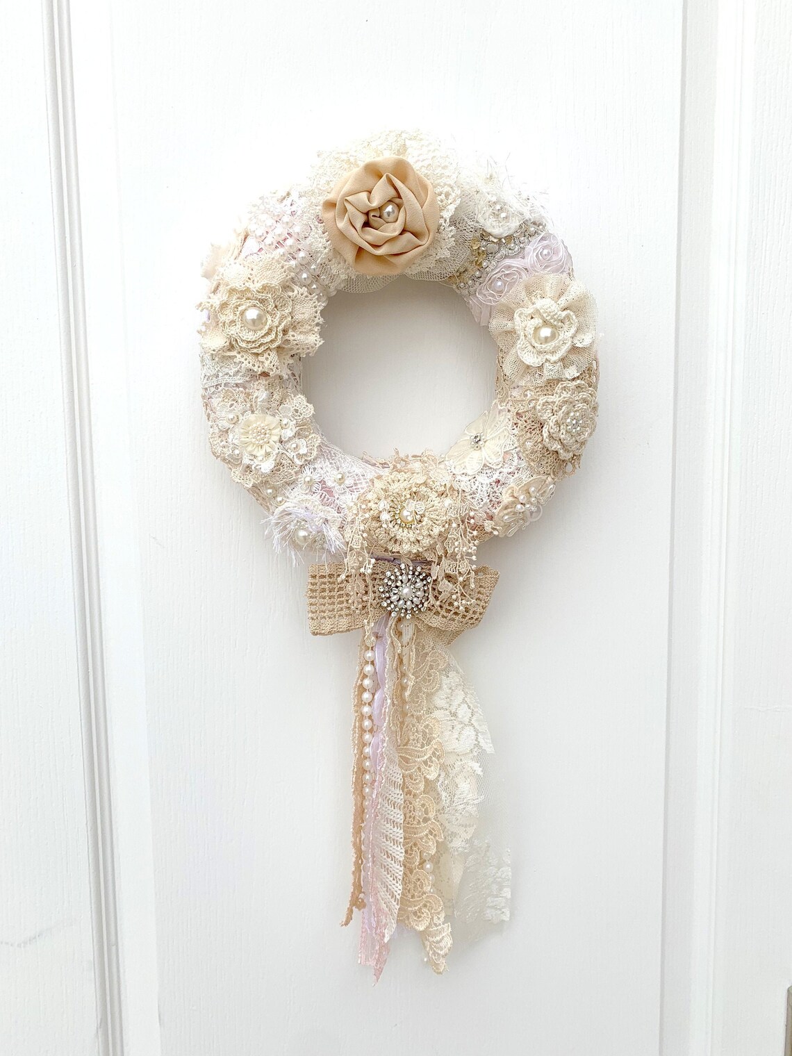 Shabby Chic Wreath for Your Loved Ones! - Etsy