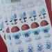 Ice Type Pokemon Winter Kiss Cut Sticker Sheet Kawaii Cute Diary School ...