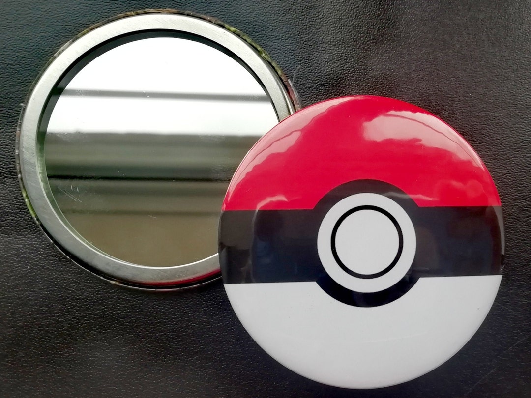 Pokeball Inspired Pocket Mirror - Etsy