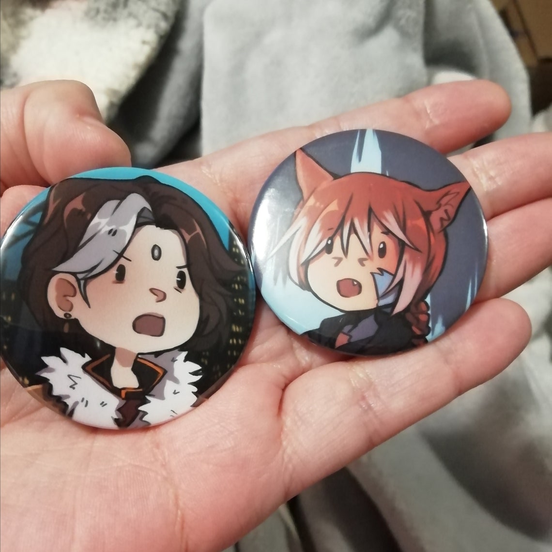 Suprised Meme Emet Selch / Graha Tia 1.5inch/1.75inch Pinback Buttons ...