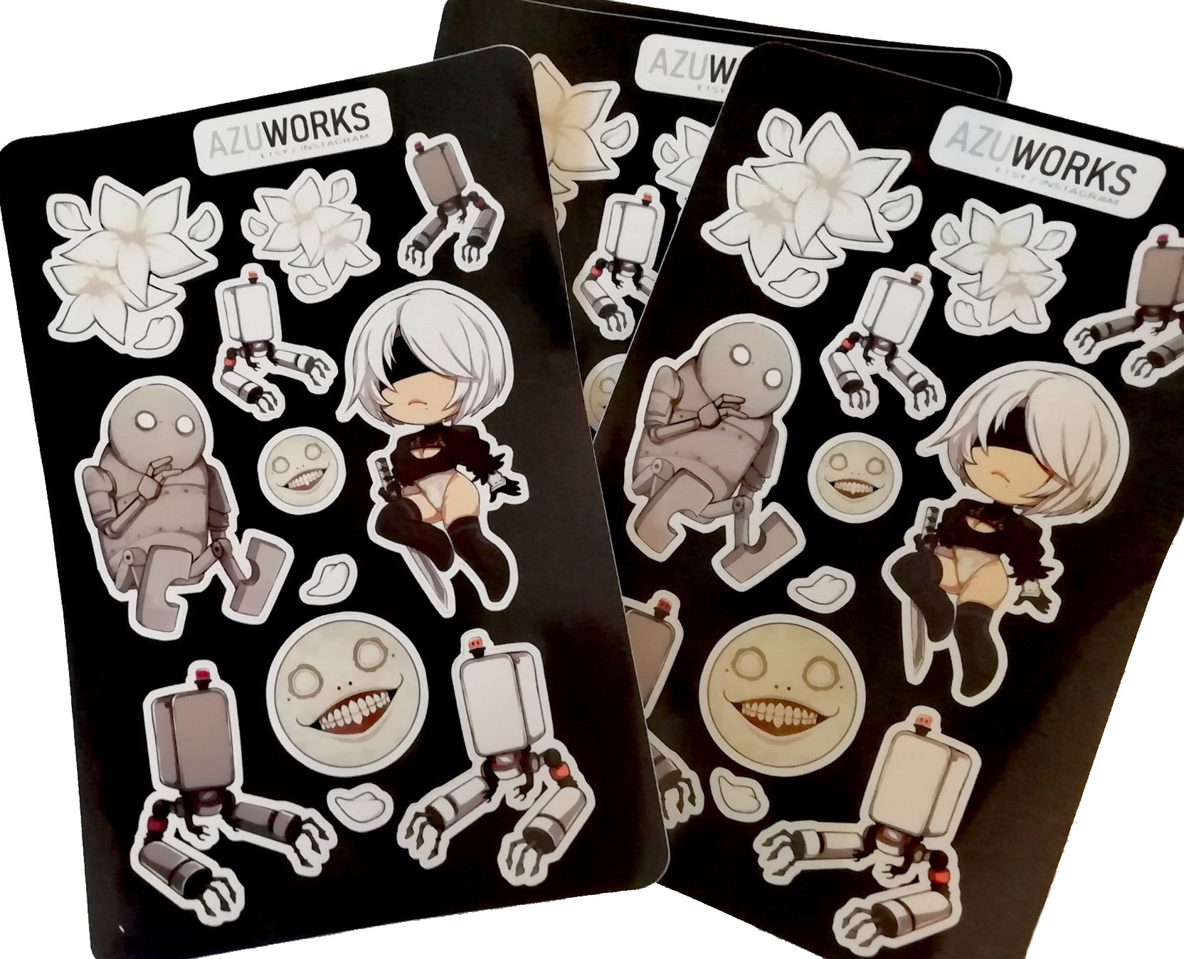 Nier Automata Inspired Diary School Planner Kiss Cut Stickers - Etsy