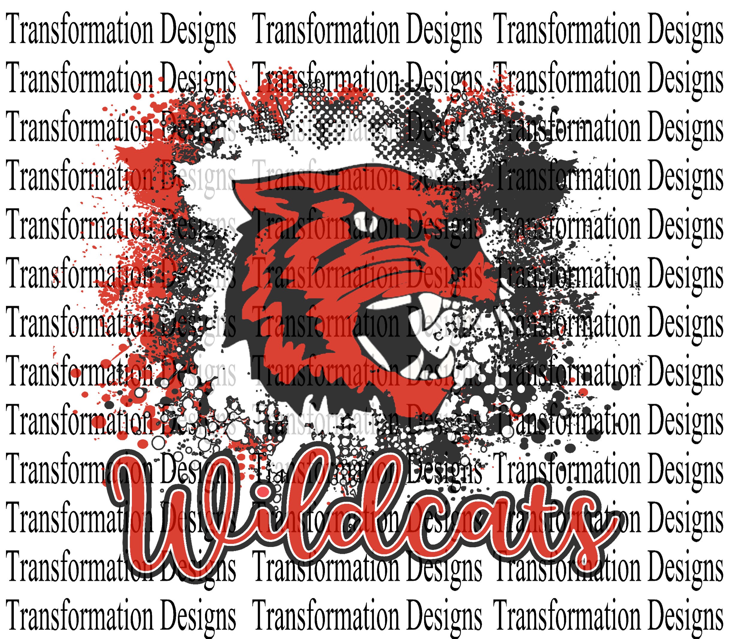 Digital Prints Art & Collectibles Prints Sublimation Red Wildcats ...