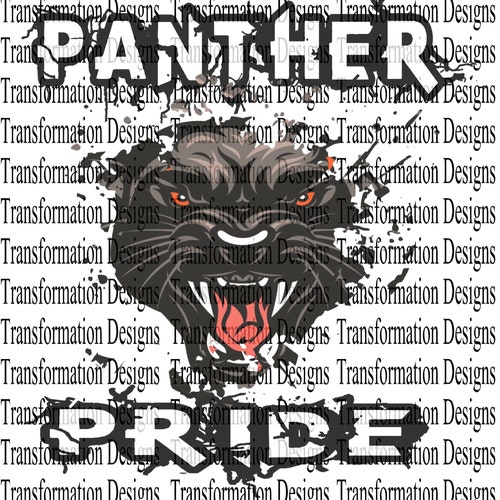 Panther Mascot PNG Panther Sublimation Design DOWNLOAD - Etsy