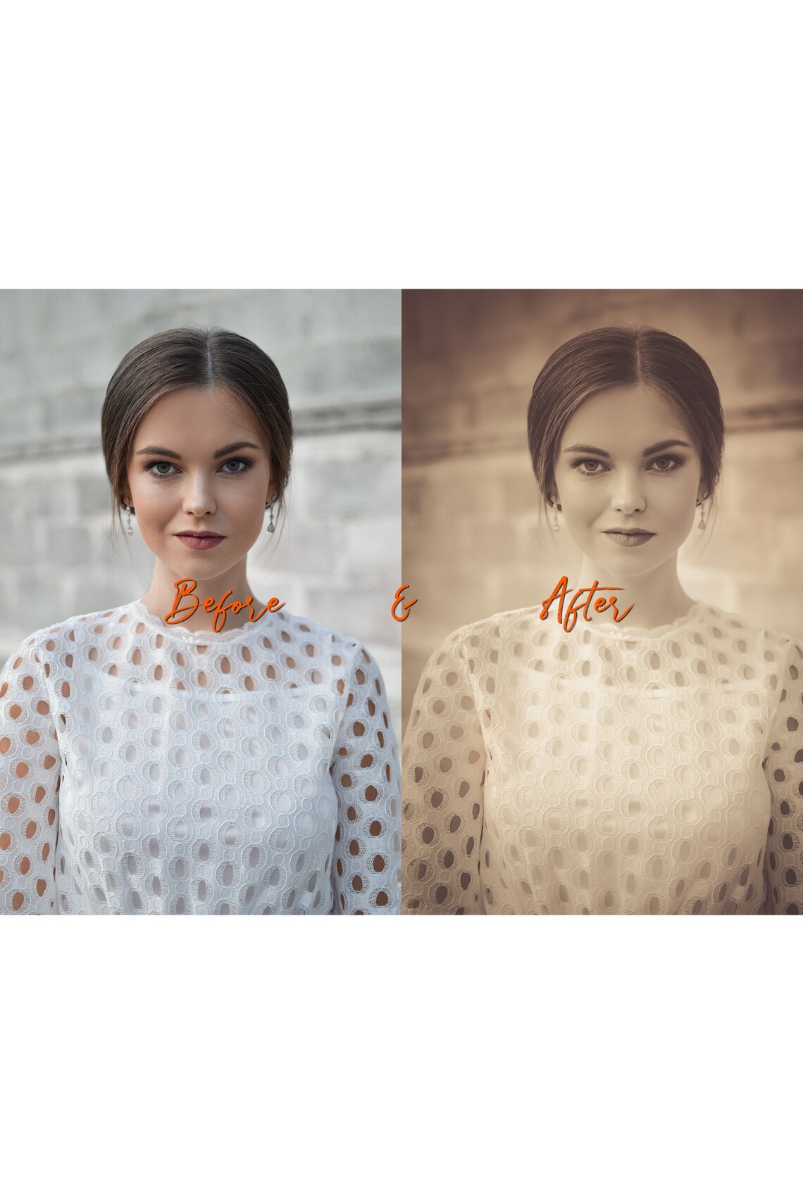30 SEPIA PORTRAIT Lightroom Presets Sepia Matte Faded / - Etsy