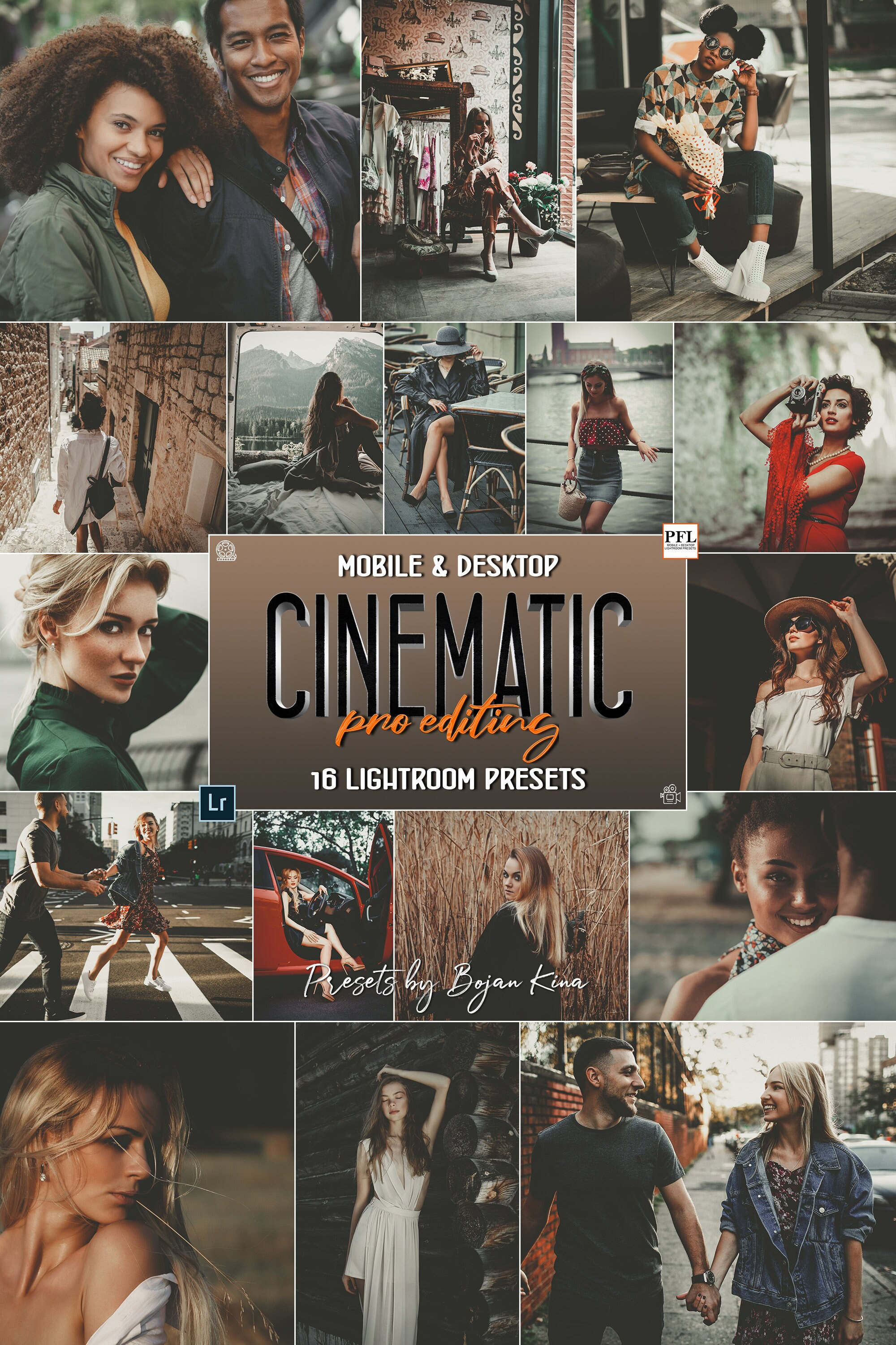 16 CINEMATIC Pro Lightroom Presets Film Stills Preset / | Etsy