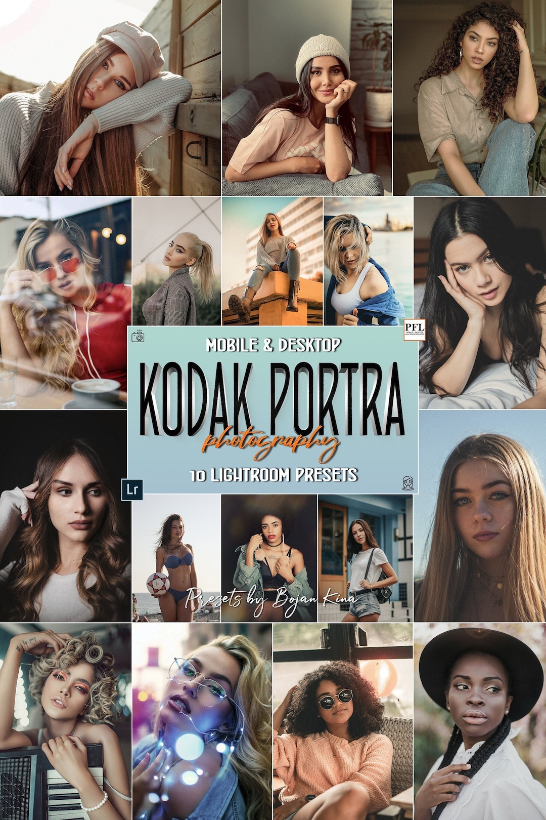 Kodak Portra Lightroom Presets, Portrait Photography (desktop & Mobile ...