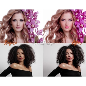 10 PERFECT MAKEUP Lightroom Mobile and Desktop Presets / Makeup and ...
