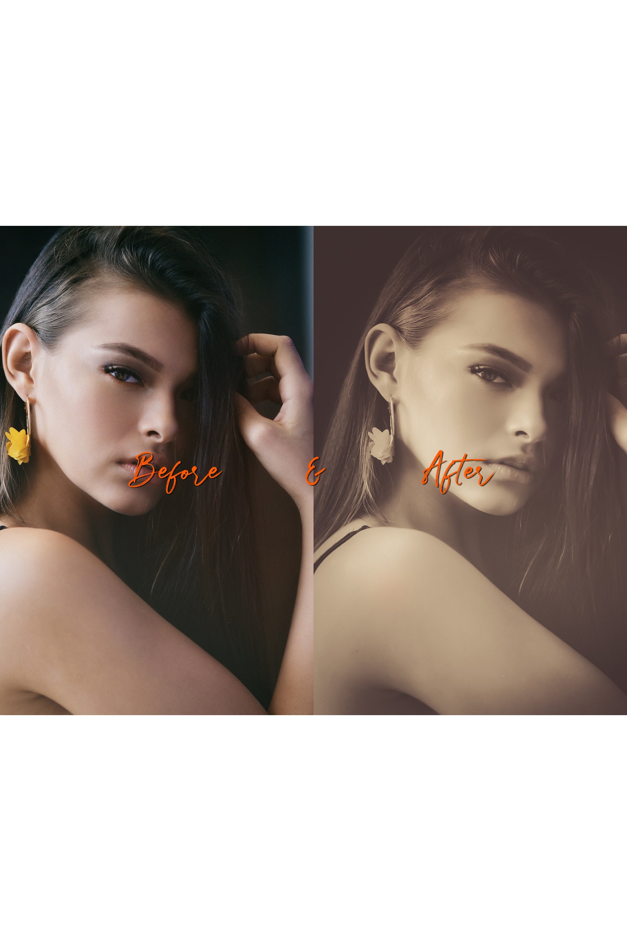 30 SEPIA PORTRAIT Lightroom Presets Sepia Matte Faded / - Etsy