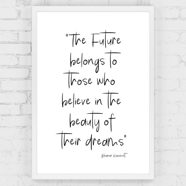 The Future Belongs - Etsy