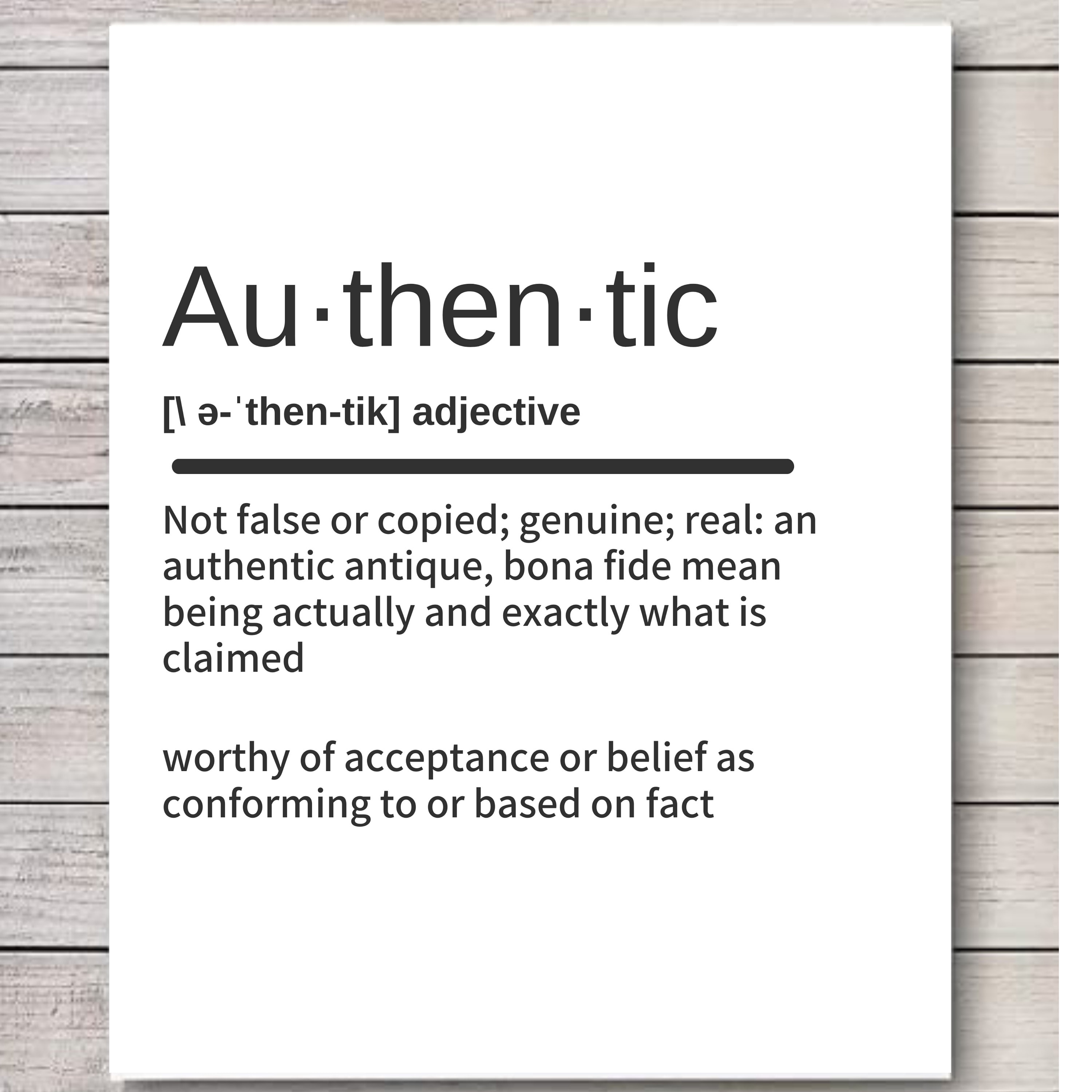 AUTHENTIC Definition Print Word Art Black And White Super Etsy authentic-definition-print-word-art-black-and-white-super-etsy