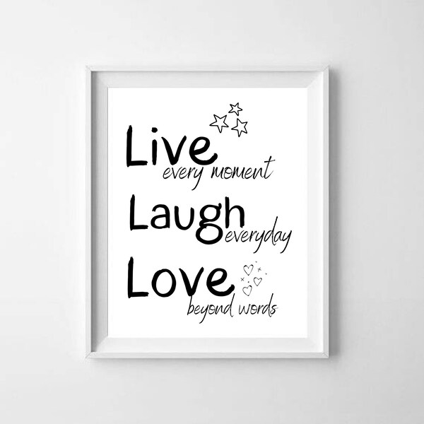 Live Every Moment - Etsy