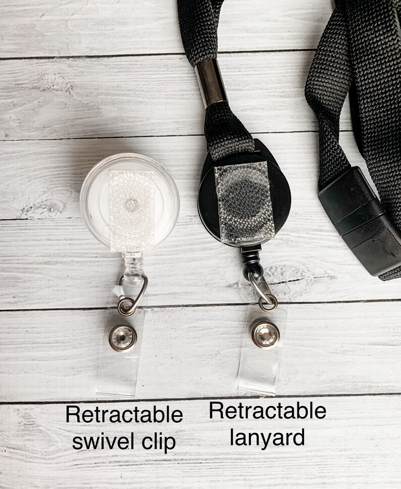 Bee Badge Reel, Retractable Badge Reel, Interchangeable Badge Reel, ID ...