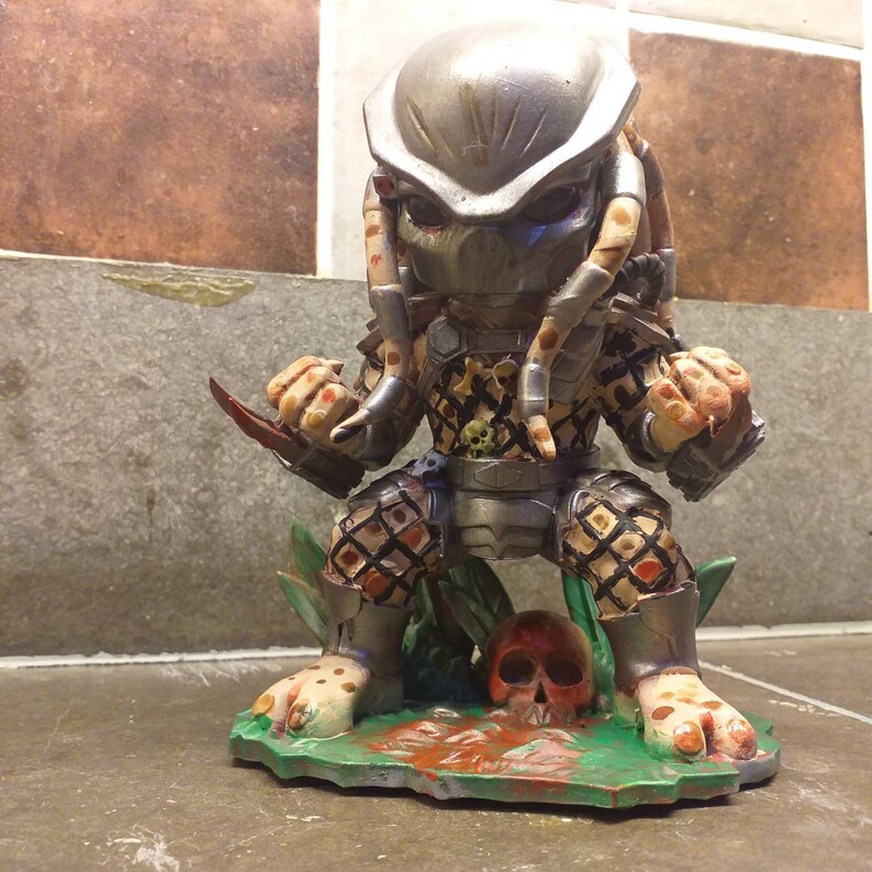Chibi predator resin 3d print | Etsy