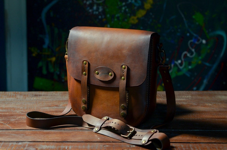 Messenger Bag Women Leather Messenger Backpack Women's | Etsy