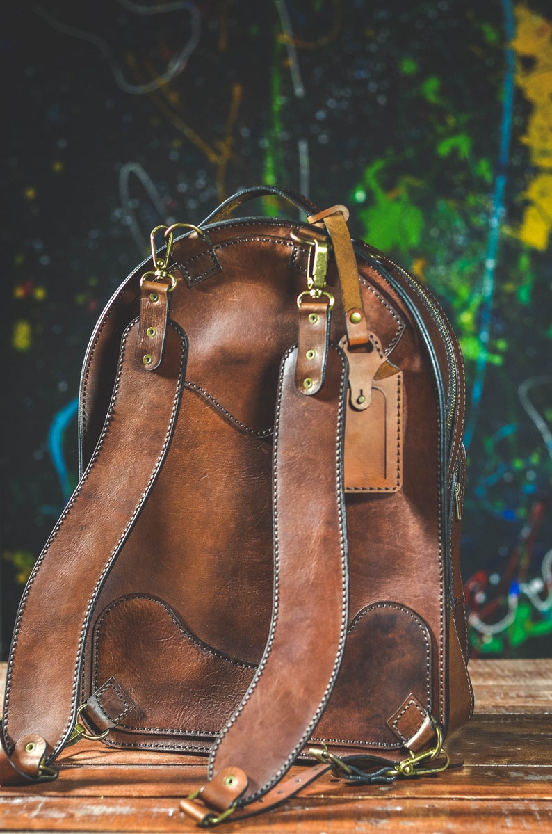 Vintage Laptop Backpack for Man Men's Laptop Backpack | Etsy