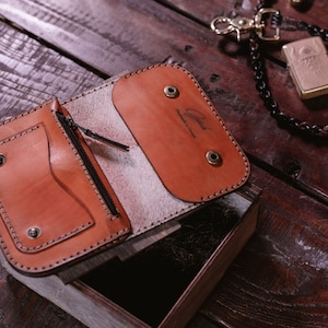 Dragon Tattoo Leather Wallet, Italian Leather, Luxury Gift, Rare Unique ...