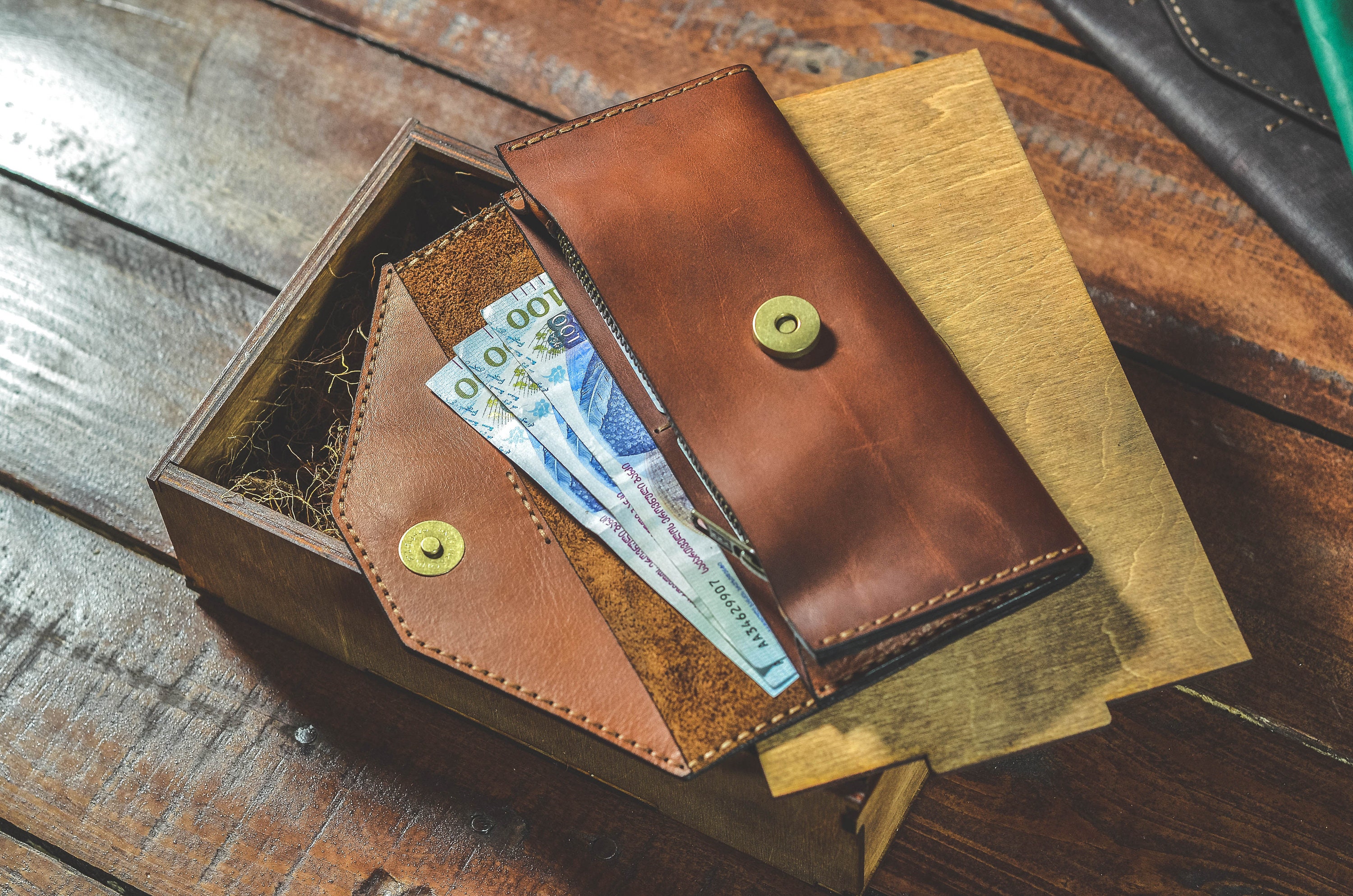 Best leather Wallet For Women Anniversary Gifts Wallet in | Etsy