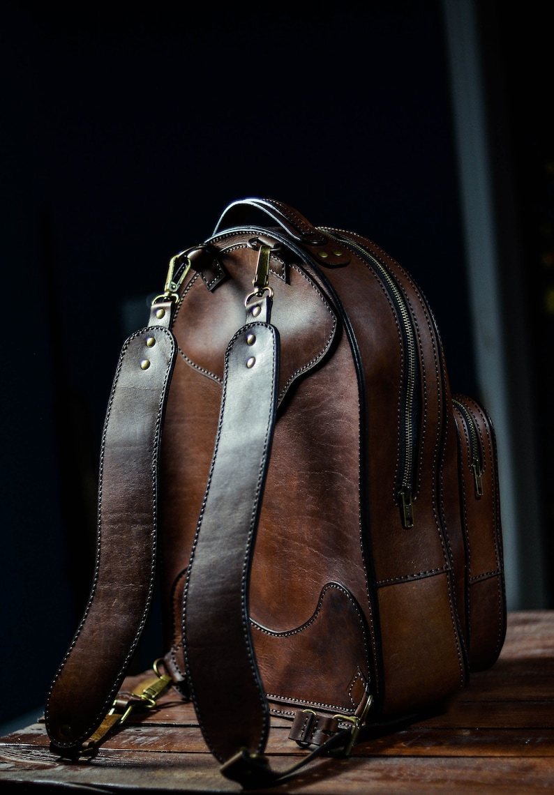 Vintage Laptop Backpack for Man Men's Laptop Backpack | Etsy