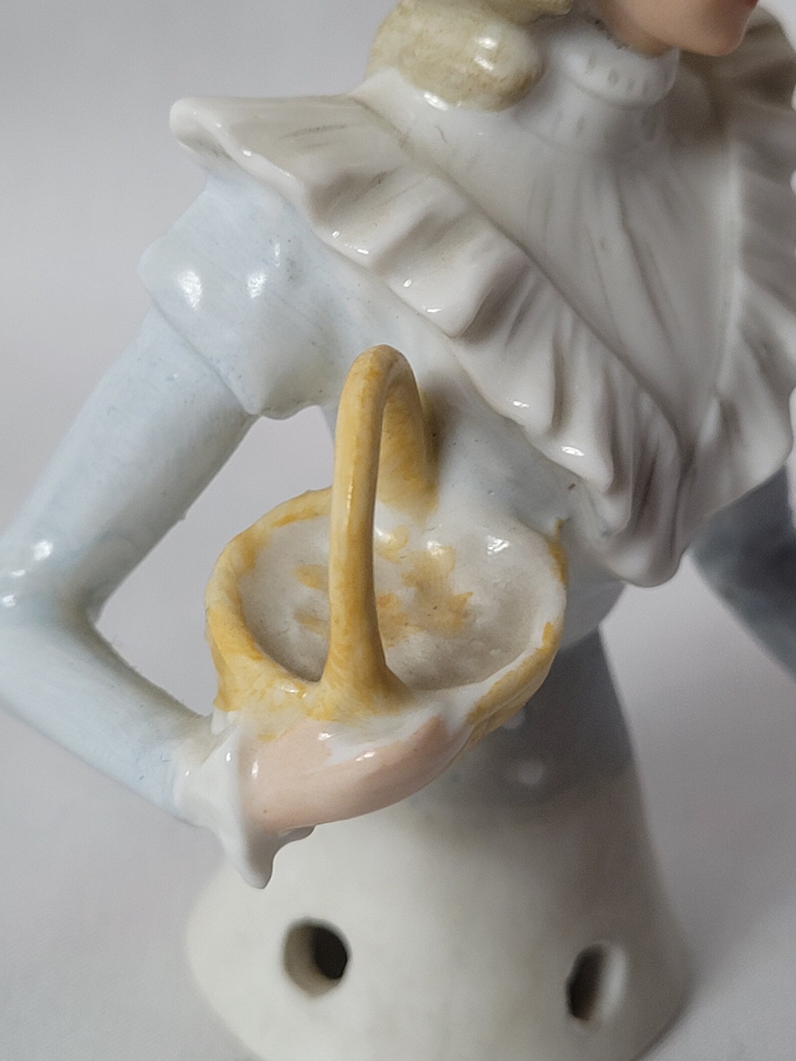 Lovely Galluba and Hofmann Half Doll With Basket, Antique Art Deco ...