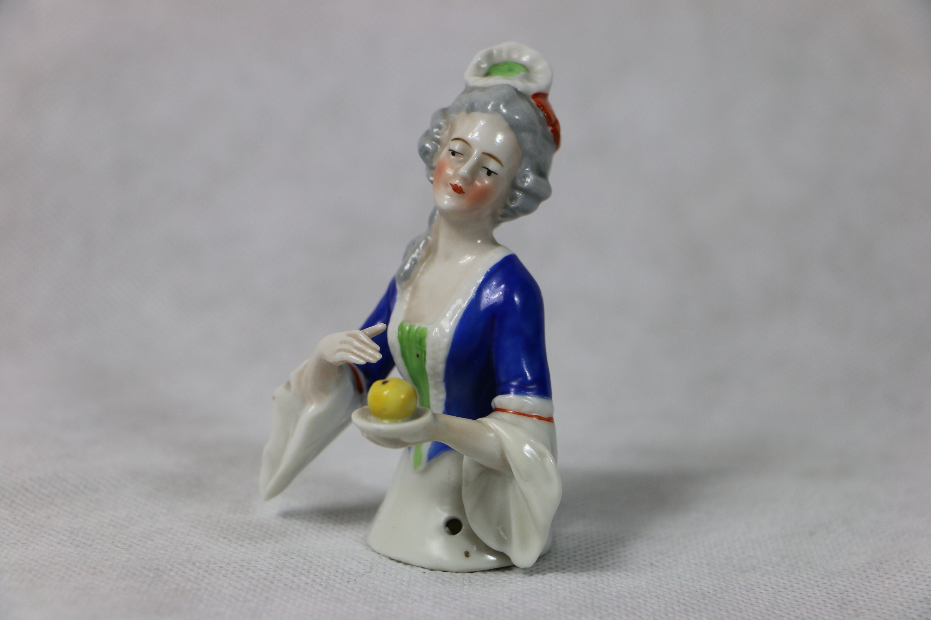 Beautiful Goebel Half Doll, Lady With a Peach, Perfect Condition - Etsy