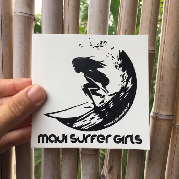 Stickers, Labels & Tags MSG Barrel Square Sticker Maui Surfer Girls ...