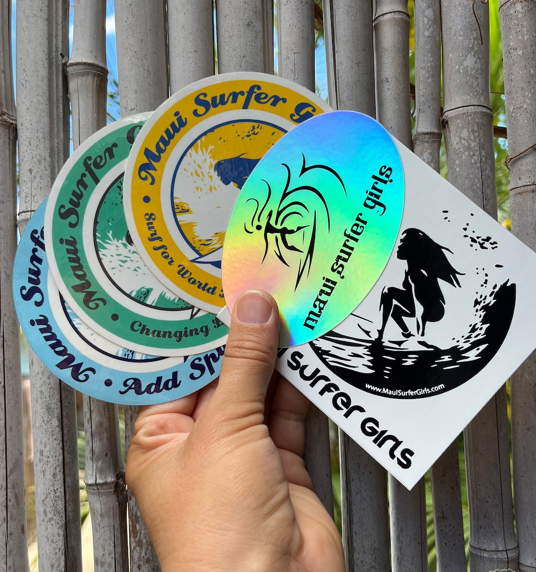 MSG Decal Sticker 5-pack Bundle Maui Surfer Girls - Etsy