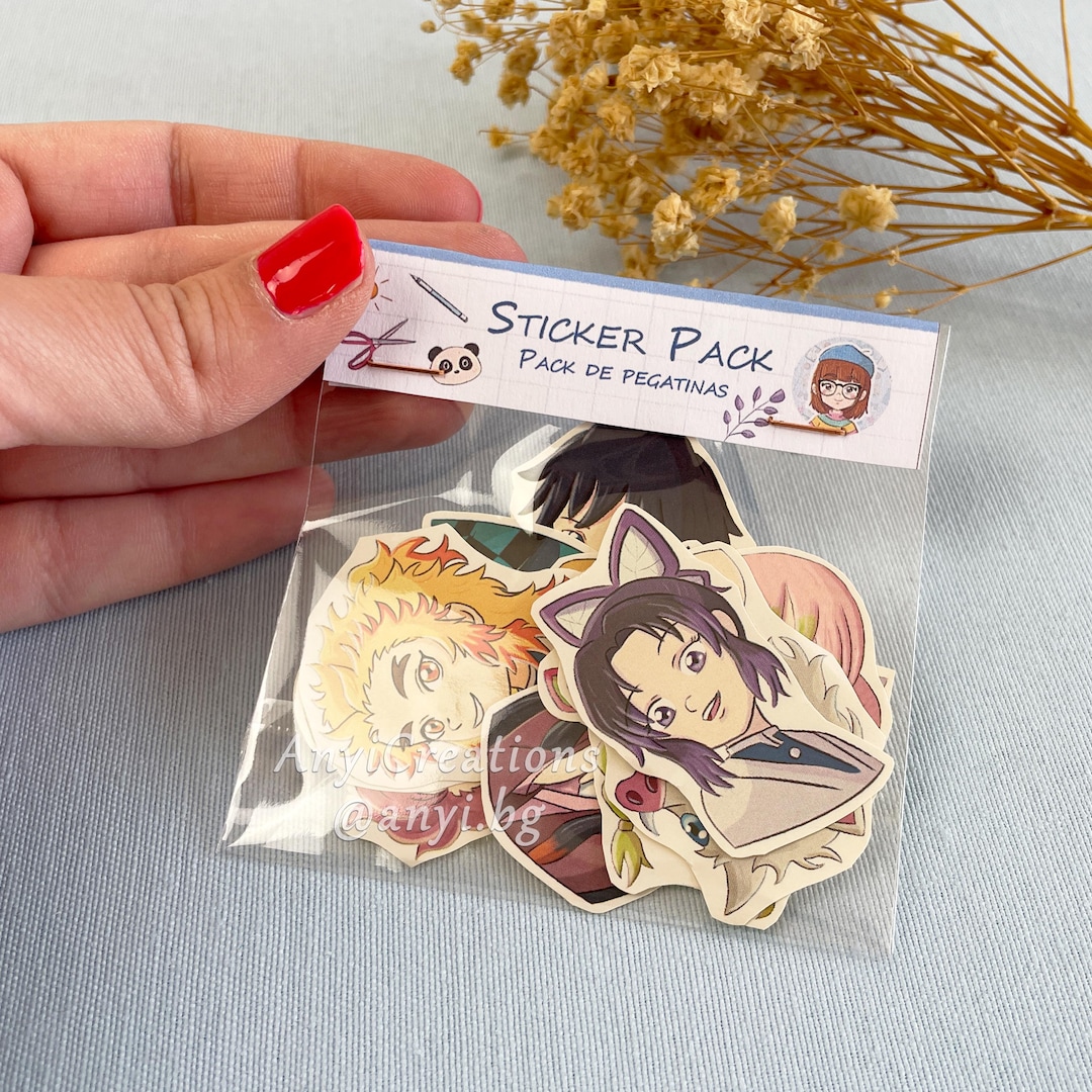 Slayer High-quality Anime Sticker Pack, Ninja Shonen Shinobu Rengoku ...