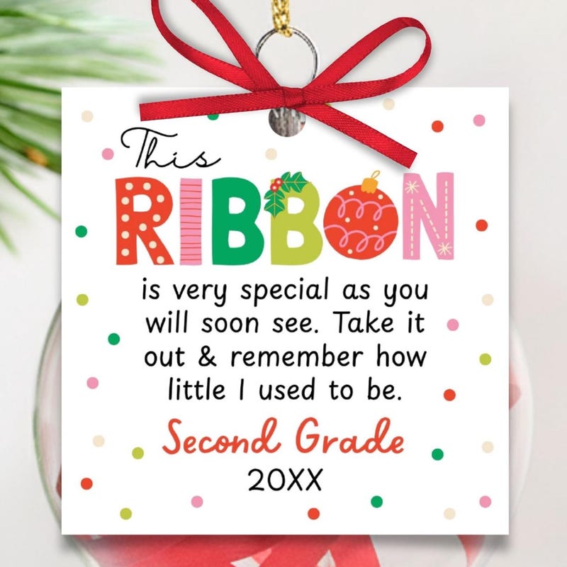 Ribbon Measurement Tag - Etsy