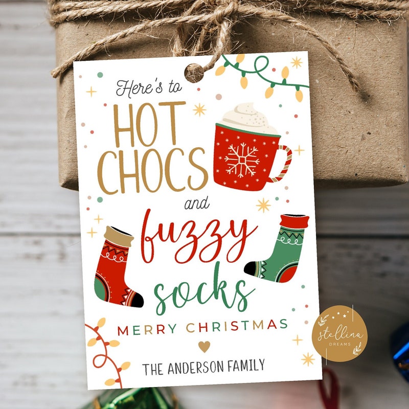 Sock Gift Tag - 60+ Gift Ideas for 2024