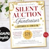 Baseball Silent Auction Flyer Template | Fundraiser Flyer | Silent ...