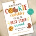 EDITABLE Cookie Thank You Cookie Treat Gift Tag, Employee Staff ...